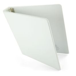2.5" Premium White Round Ring Clear View Binders - 12pk